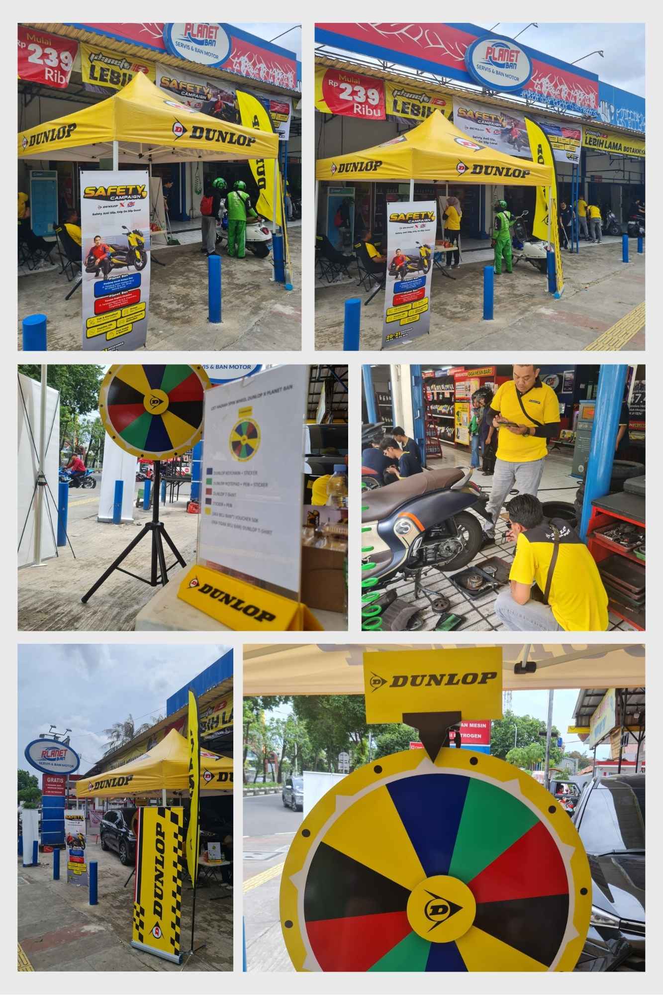 Dunlop Safety Campaign Ban Motor Edukasi Keselamatan Bersama Planet Ban