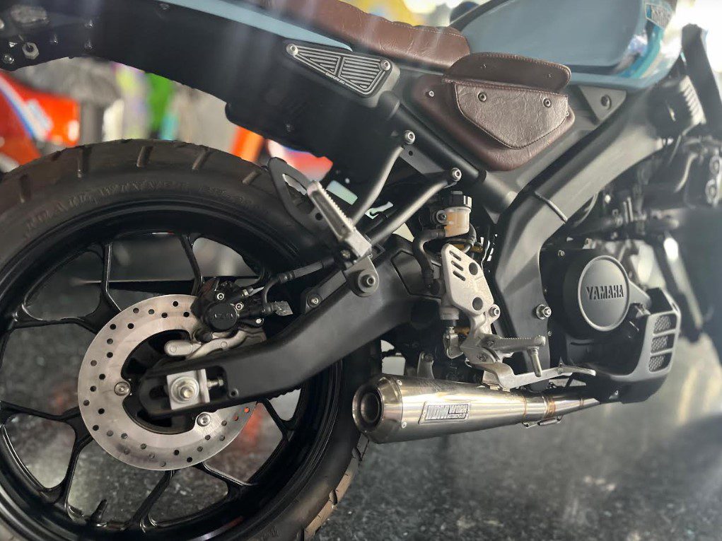 Duo Modifikasi Yamaha XSR155 Tampil Beda