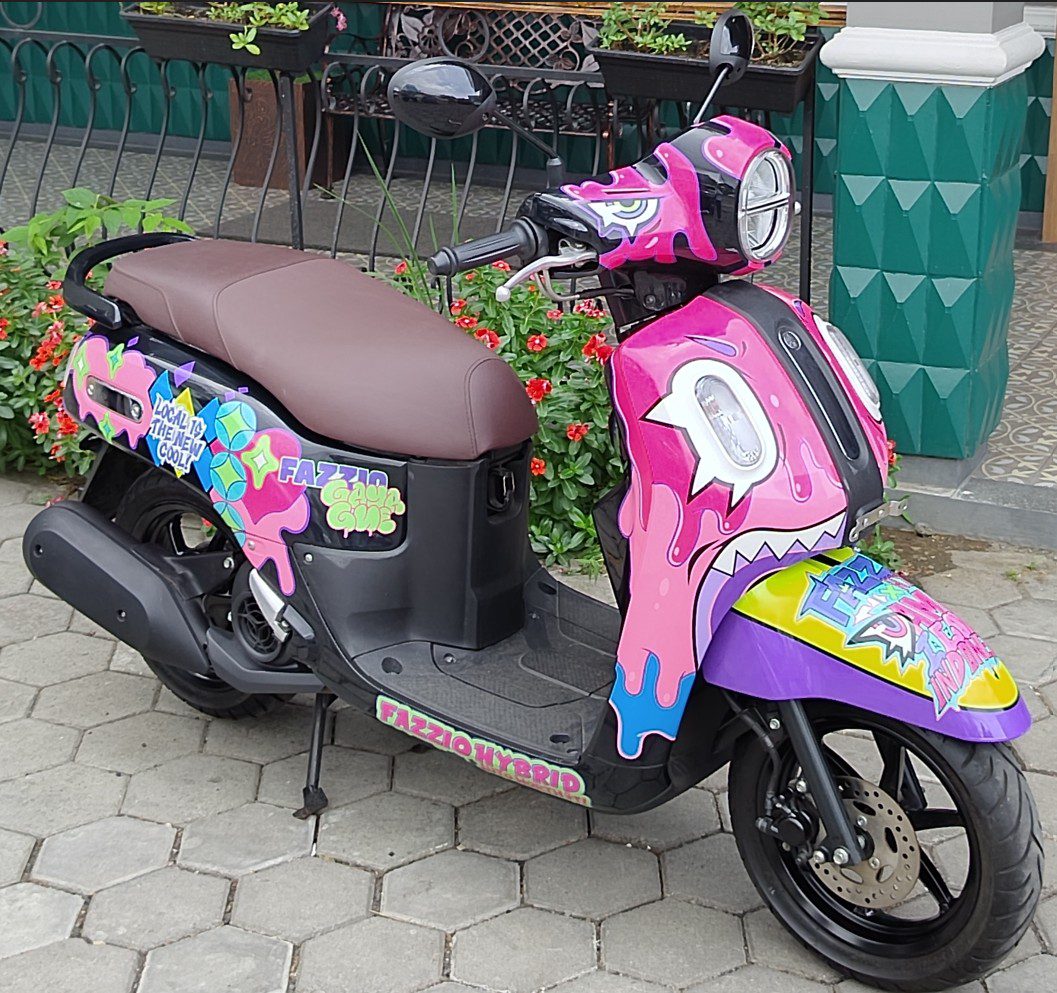 Yamaha Fazzio Hybrid Damn I Love Indonesia